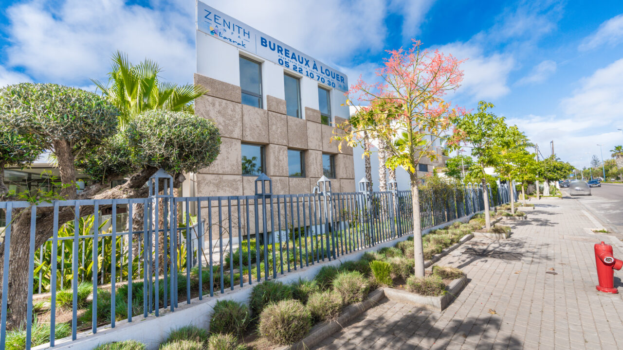 Location Bureaux Équipés à Zenith Anfa, Sidi Maarouf Casablanca